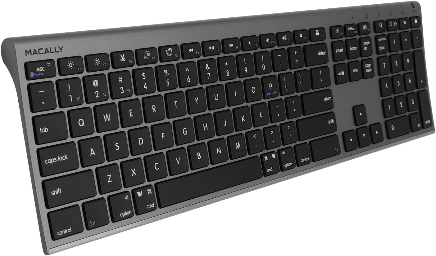 Wireless Bluetooth Keyboard for Mac - Compatible Apple Keyboard or ...