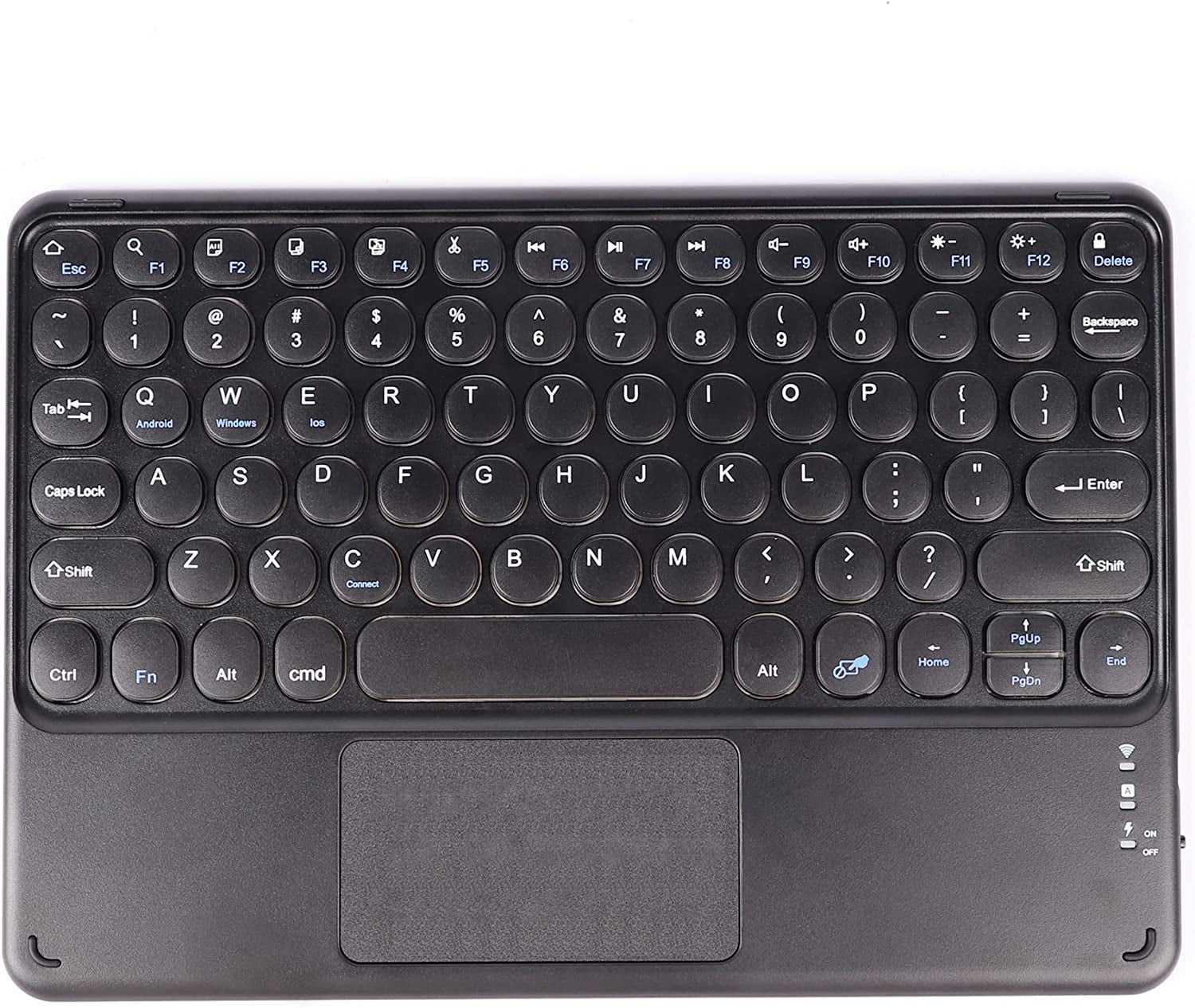 Wireless Bluetooth Keyboard with Touchpad for ipad, Portable Mini Small ...