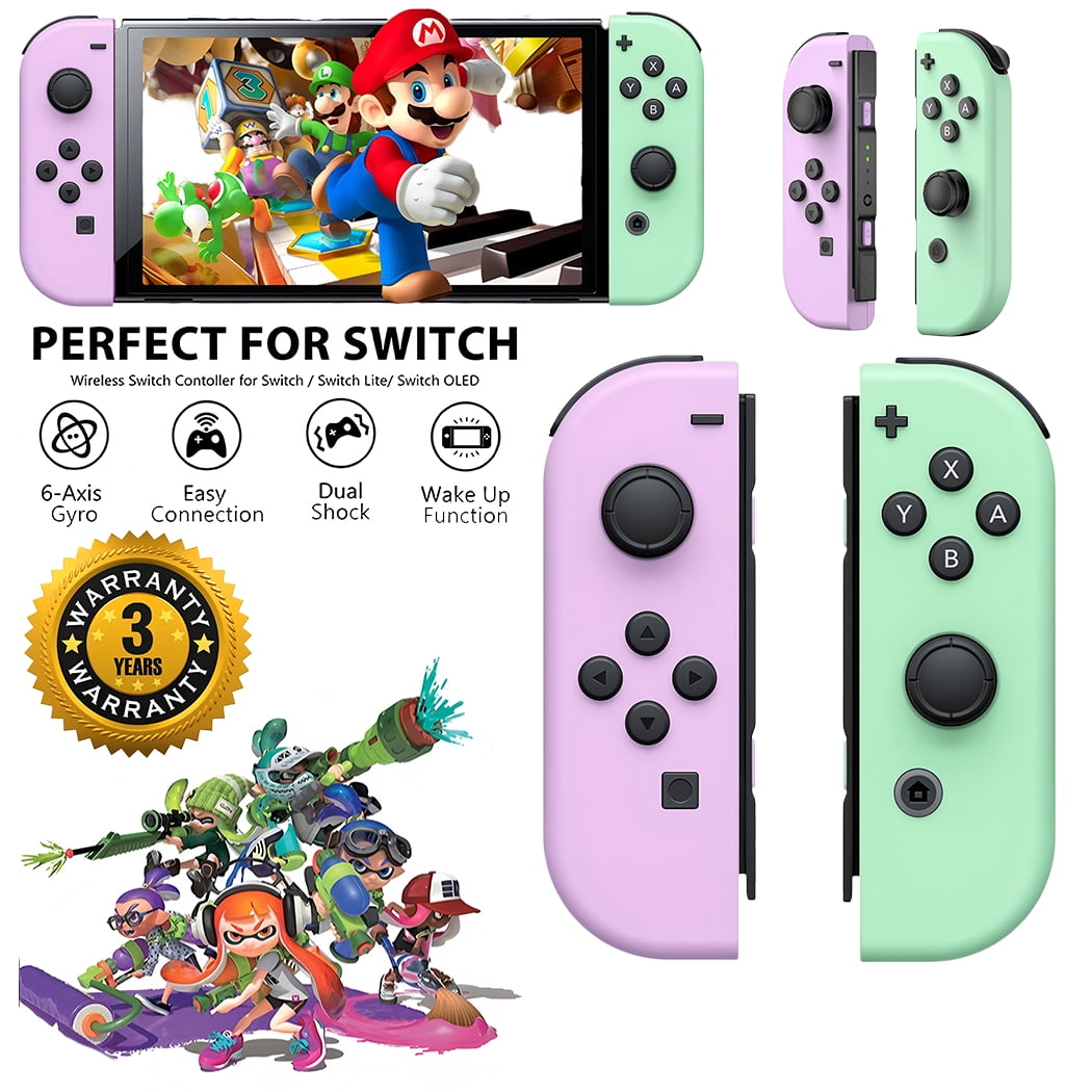 Wireless Gamepad Bluetooth Left & Right Controller For Nintendo Switch ...