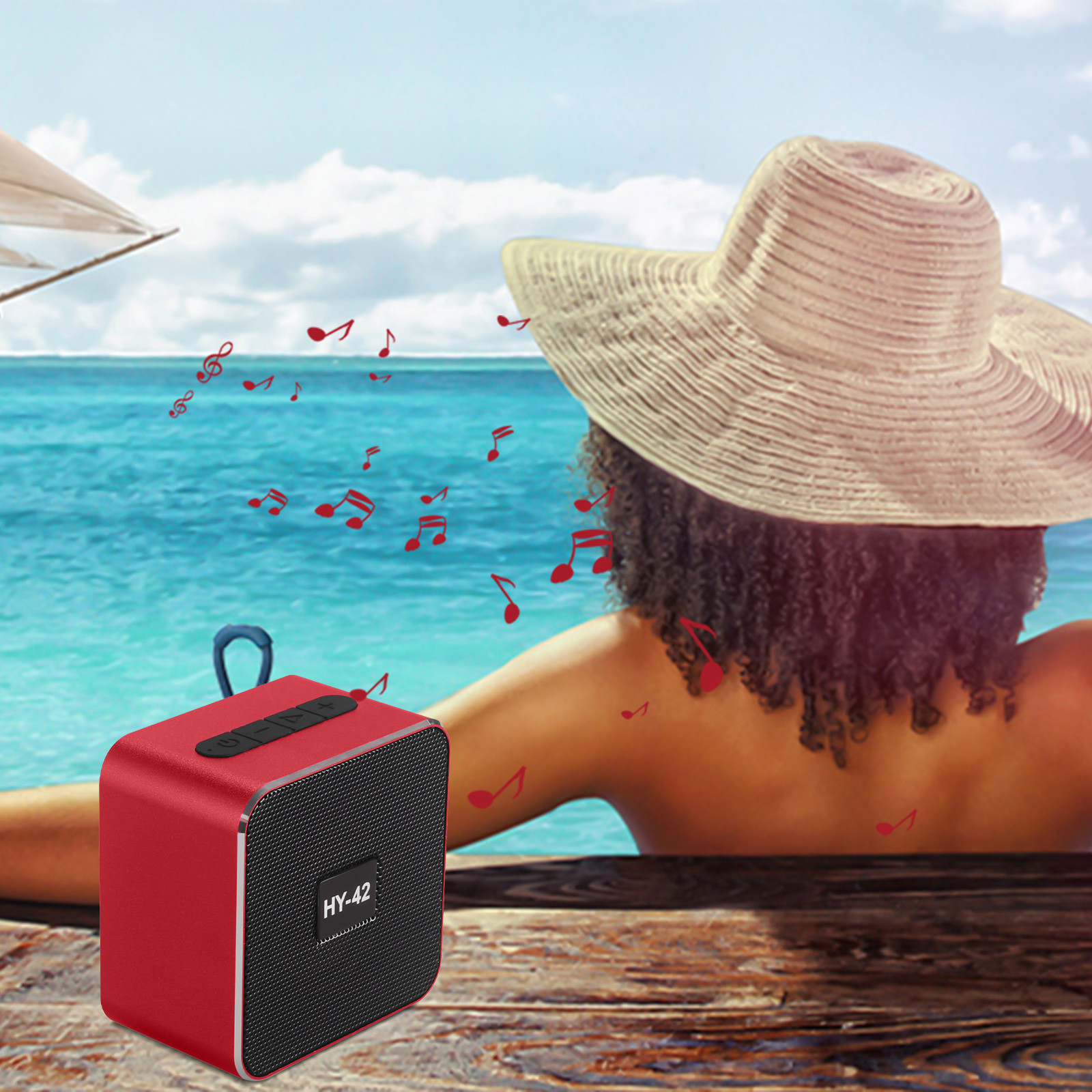 Wireless Bluetooth Mini Speaker Outdoor Subwoofer High Volume Hifi ...