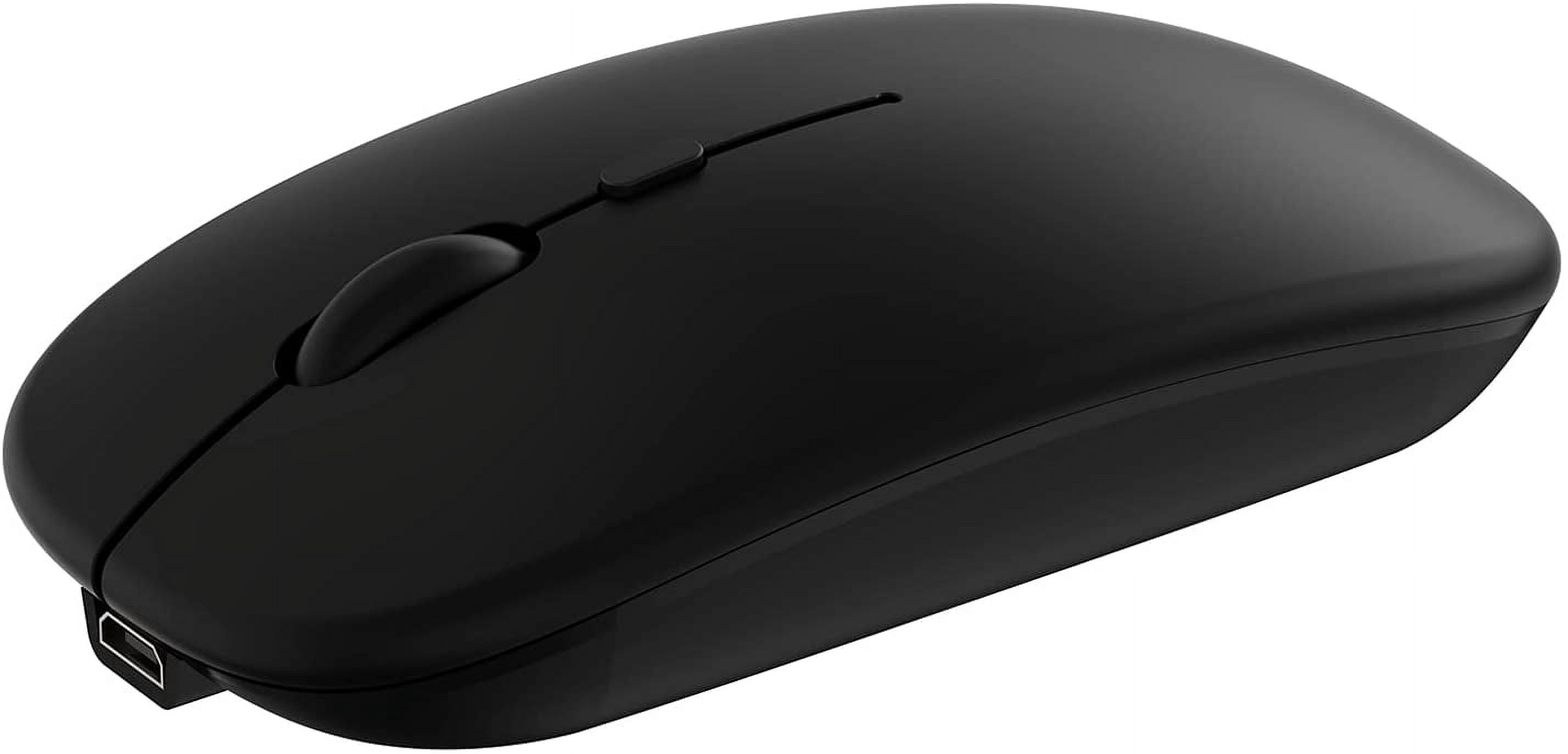 Wireless Bluetooth Mouse Dual-Mode Rechargeable Laptop Notebook PC Mac ...
