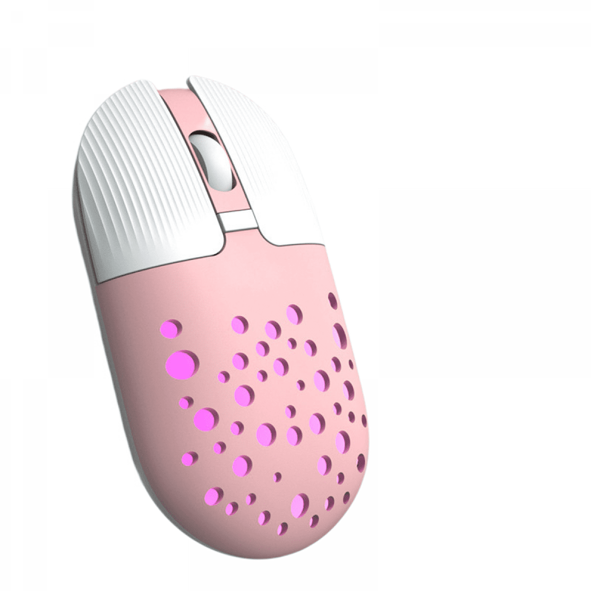 Wireless Bluetooth Mouse Rechargeable Colorful Backlight Dual Mode ...