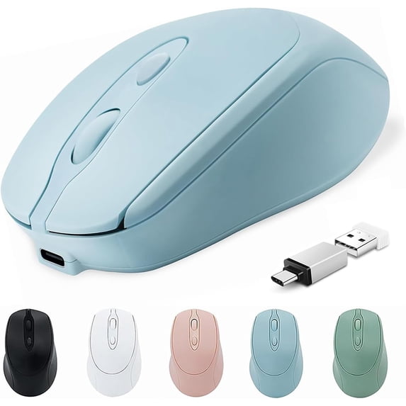 Wireless Bluetooth Mouse USBC for MacBook Air Laptop, USB C ...