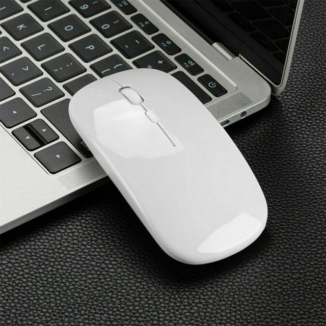 Wireless Bluetooth Mouse Universal 2.4GHz Rechargeable Mice for MacBook ...