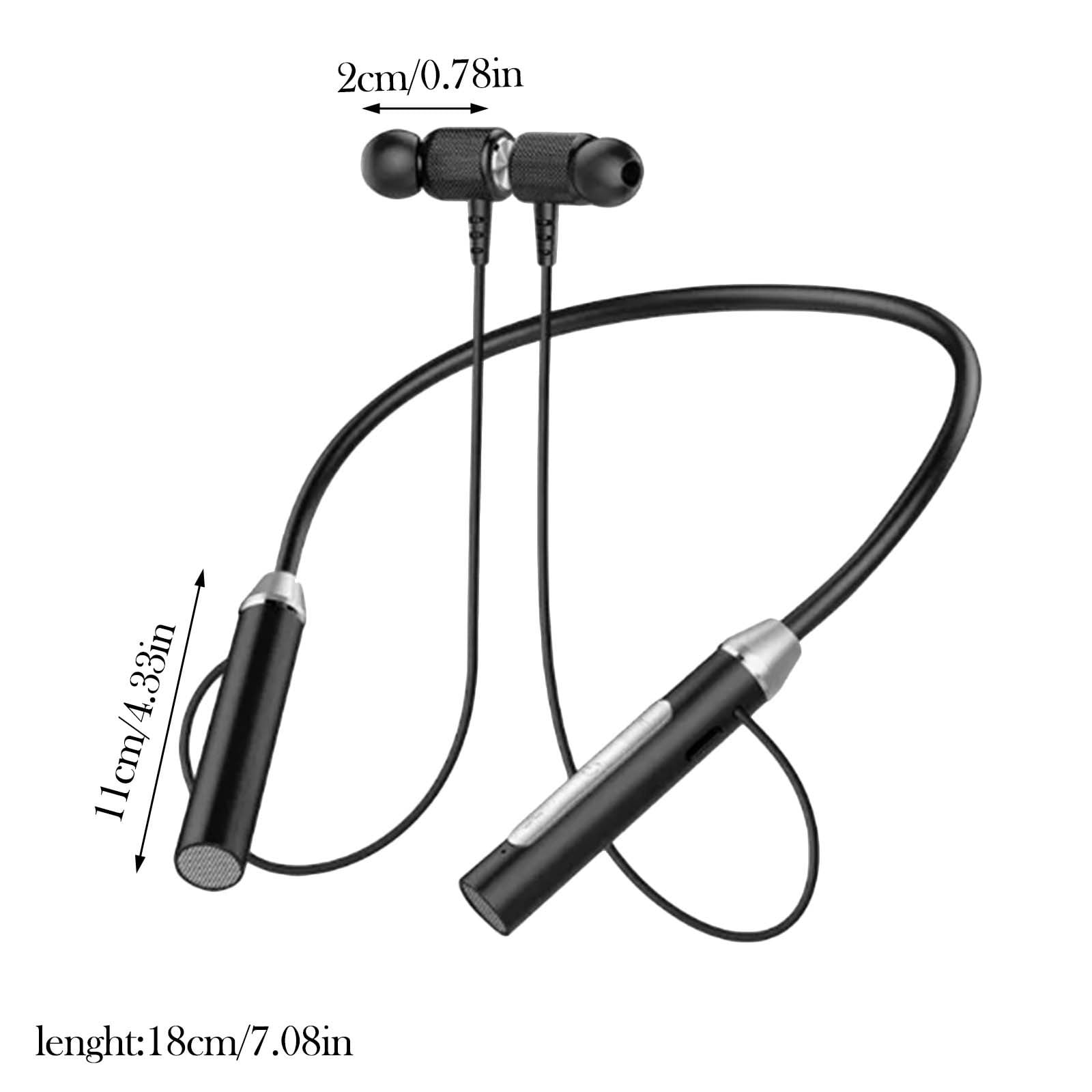 Wireless Bluetooth Neckband Headphones 100 Hours Long Playtime,Around ...