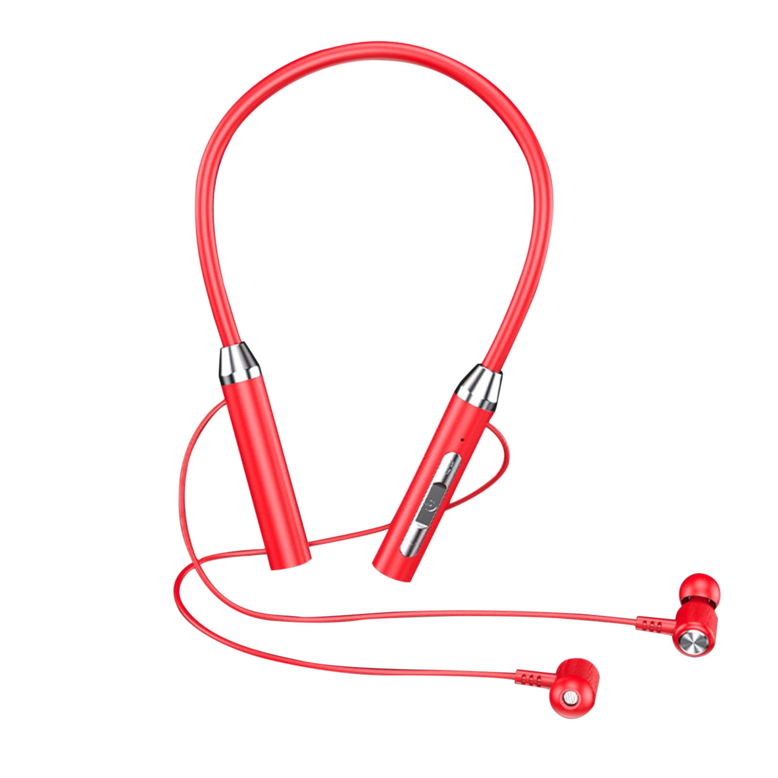 dfutuy Neck Wireless Bluetooth Headphones Multi-Function Sports Earbuds ...