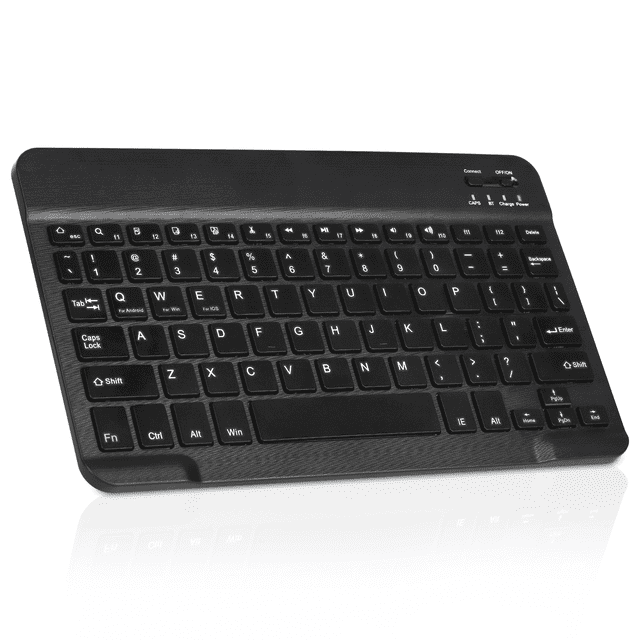 Wireless Bluetooth Rechargeable Keyboard Compatible with iOS System and ...