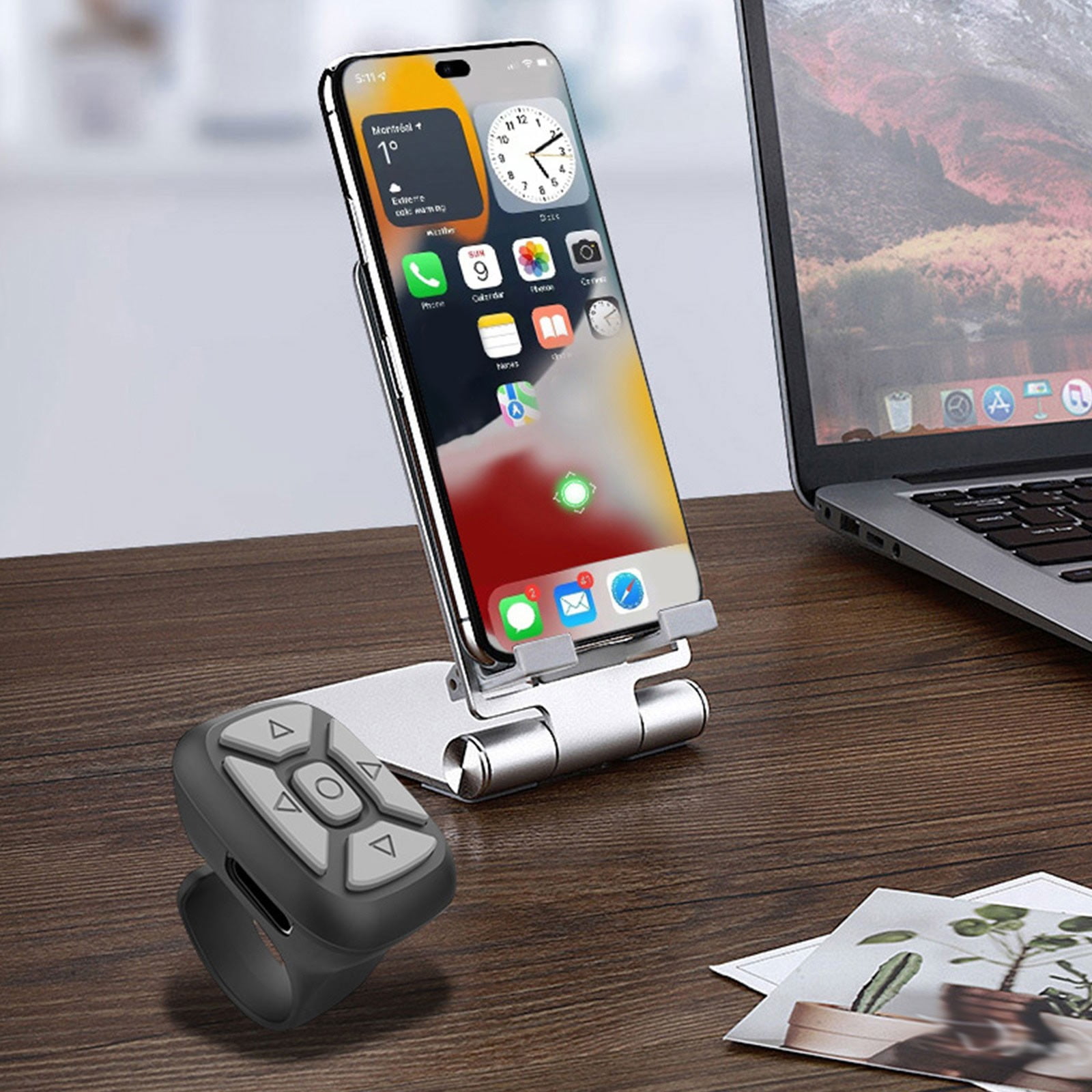 Wireless Bluetooth Remote Control Page Turner Bluetooth Scroller Ring ...