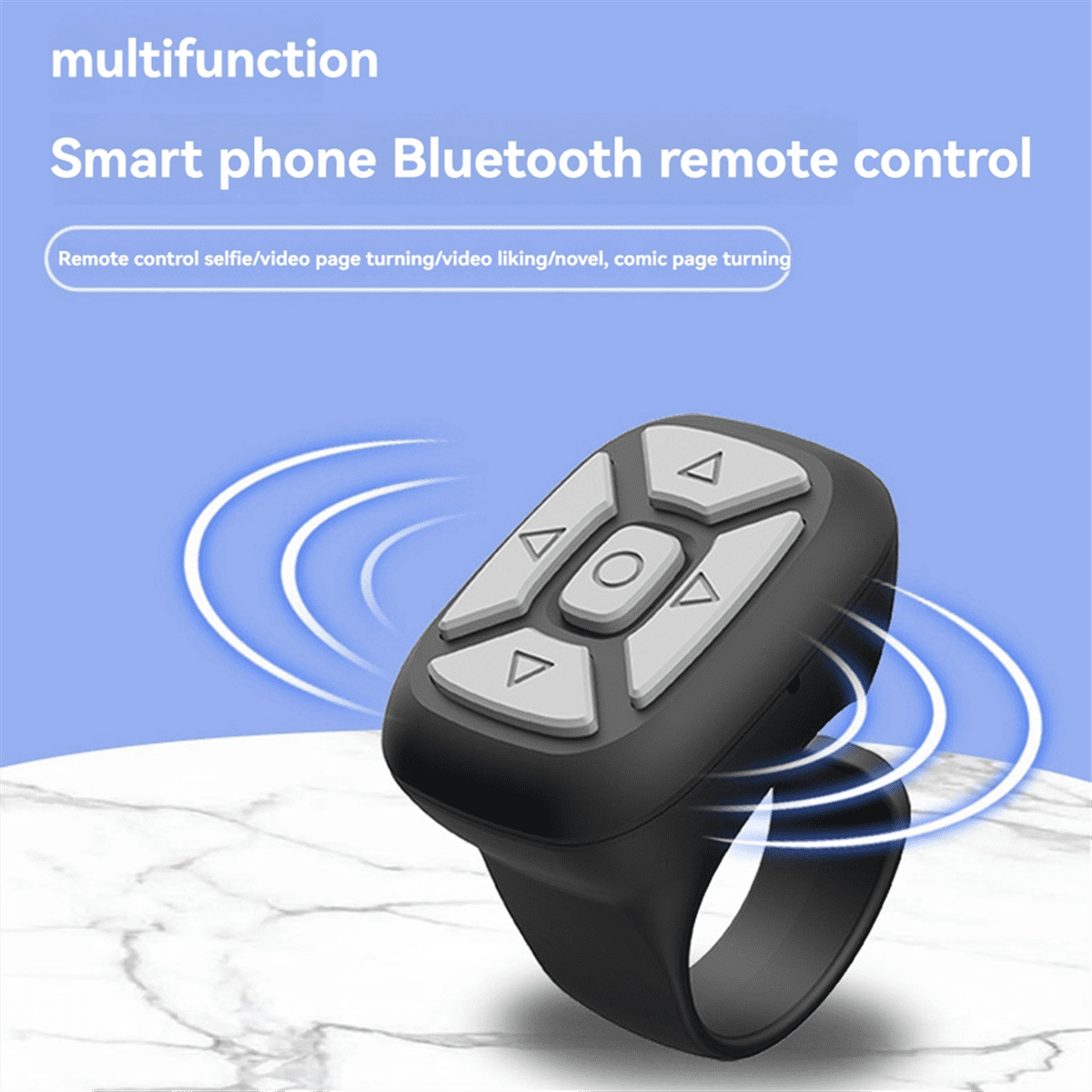 Wireless Bluetooth Remote Controller Mobile Phone Selfie Controller ...