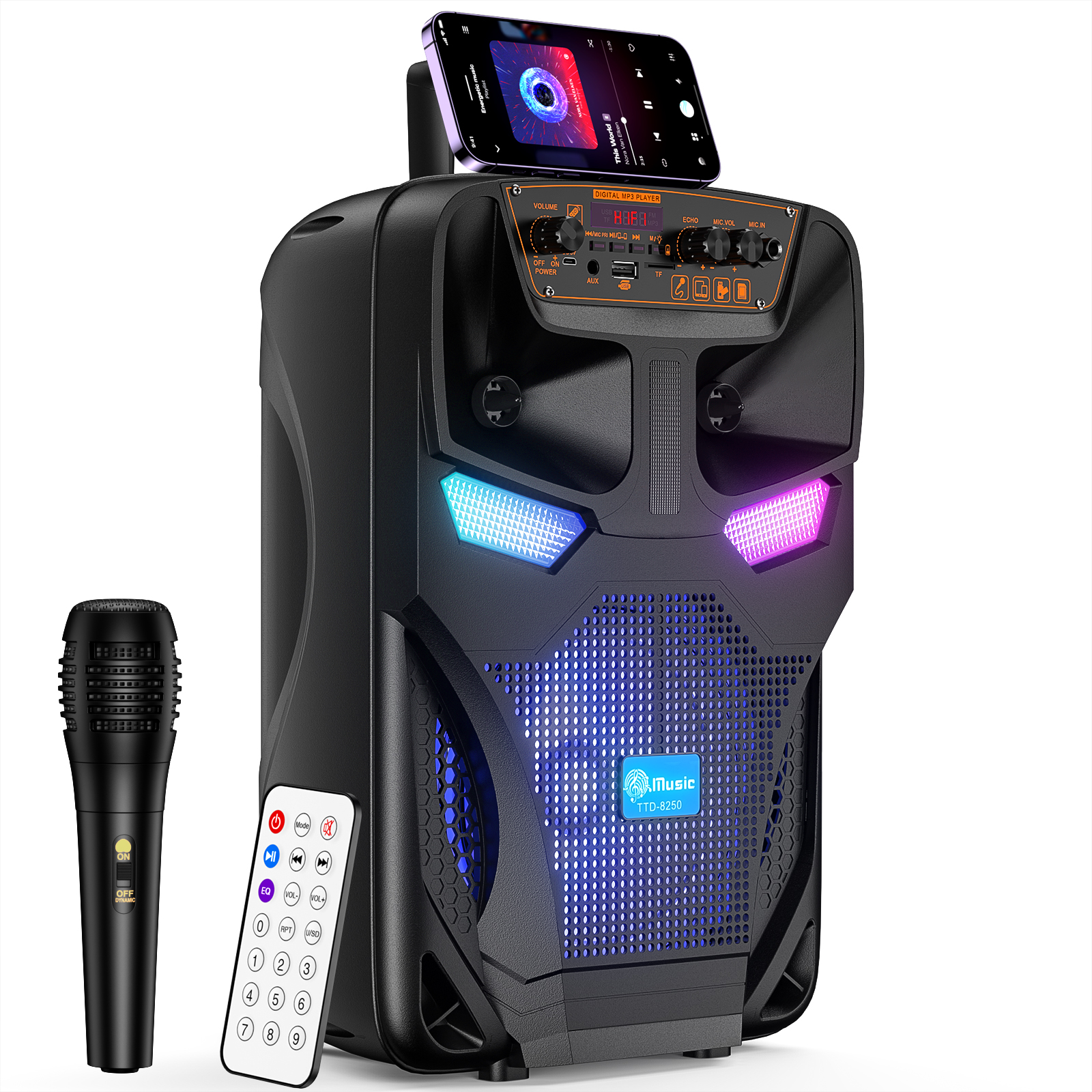 Axess LED Media Speaker In Pink - Walmart.com