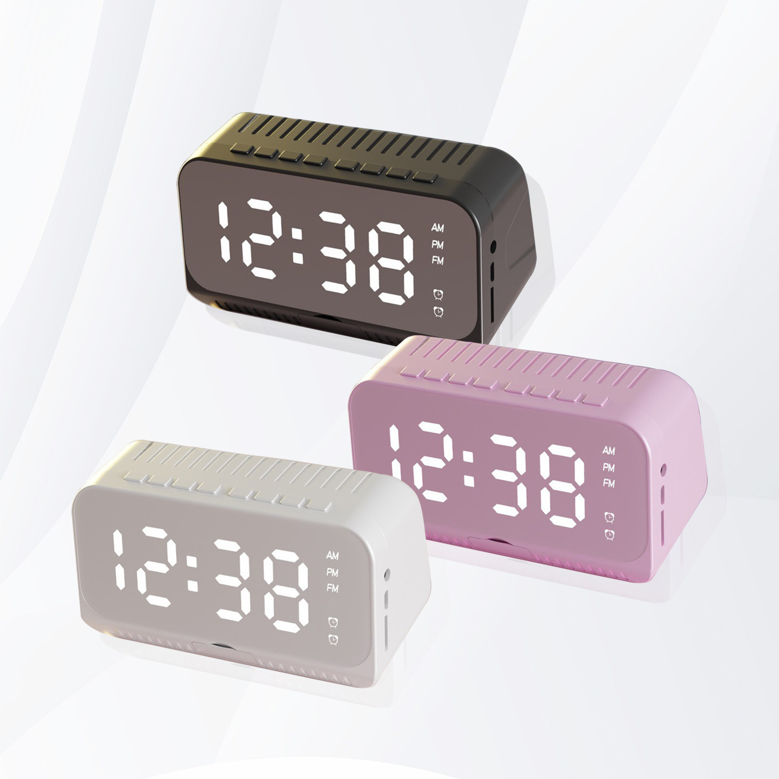 Wireless Bluetooth Speaker | Mini Mirror Smart Speaker with Remote ...