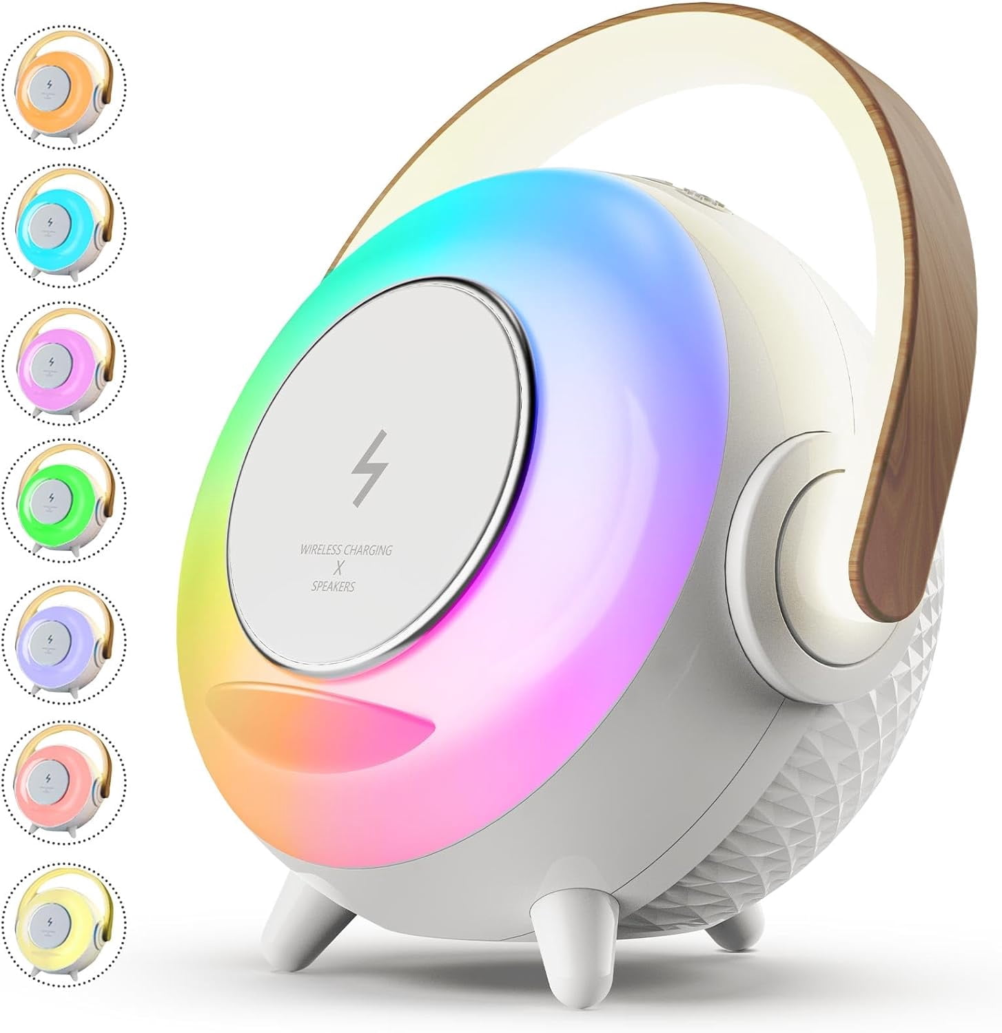 Wireless Bluetooth Speaker Portable Charging, Night Light with Charger ...