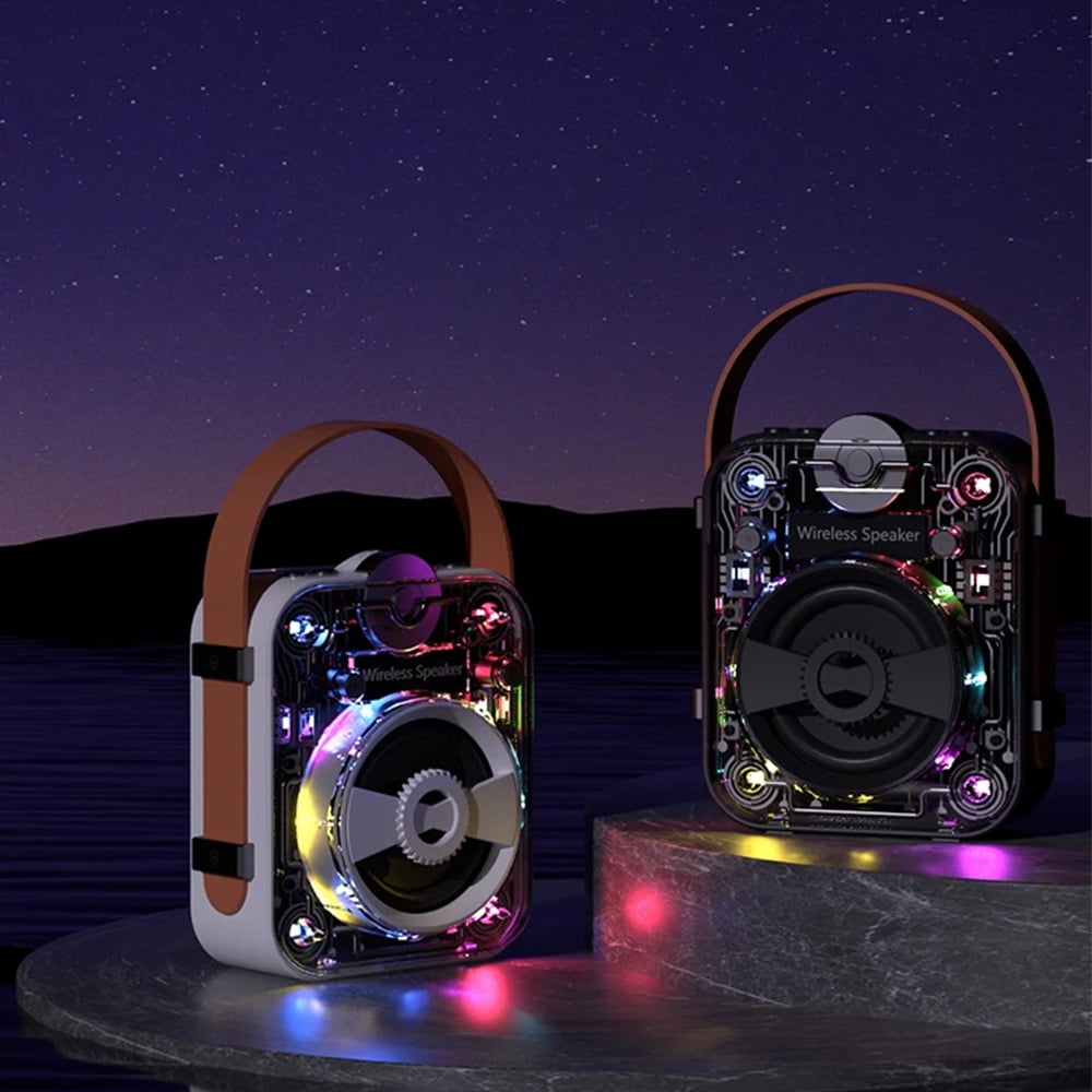 Wireless Bluetooth Speaker with Shocking Sound Quality Dazzling Light ...