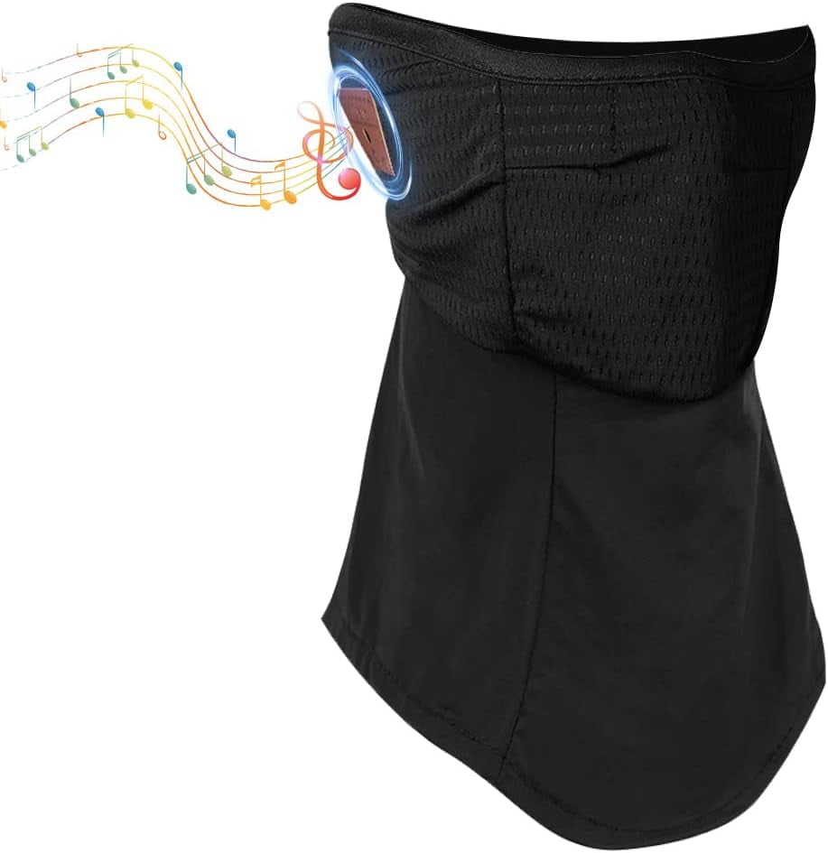 Wireless Bluetooth Sports Mask for Cycling & Skiing, Windproof UPF50 ...