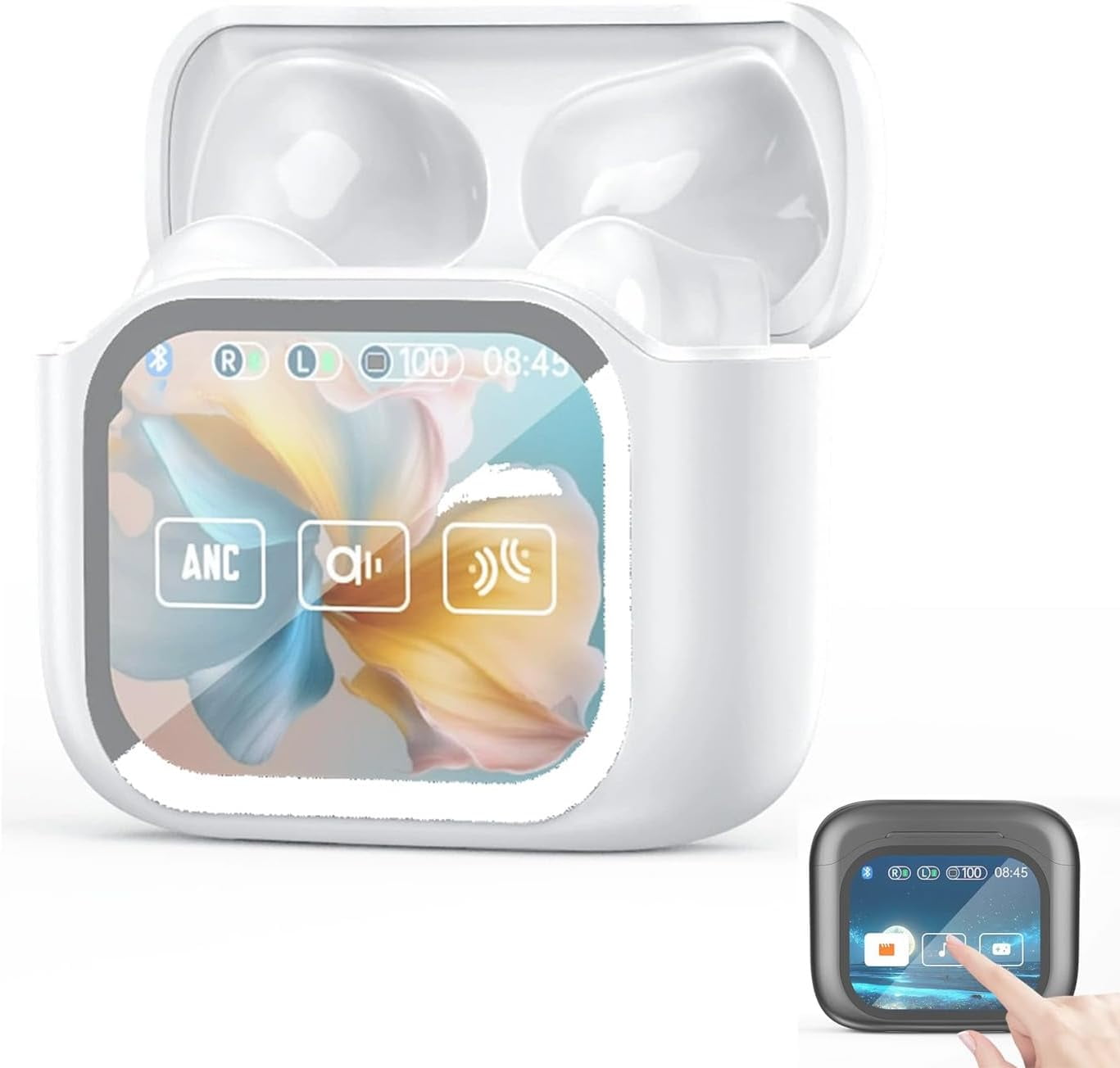 Wireless Bluetooth Translation Earphone with LED Display Screen, Ai ...