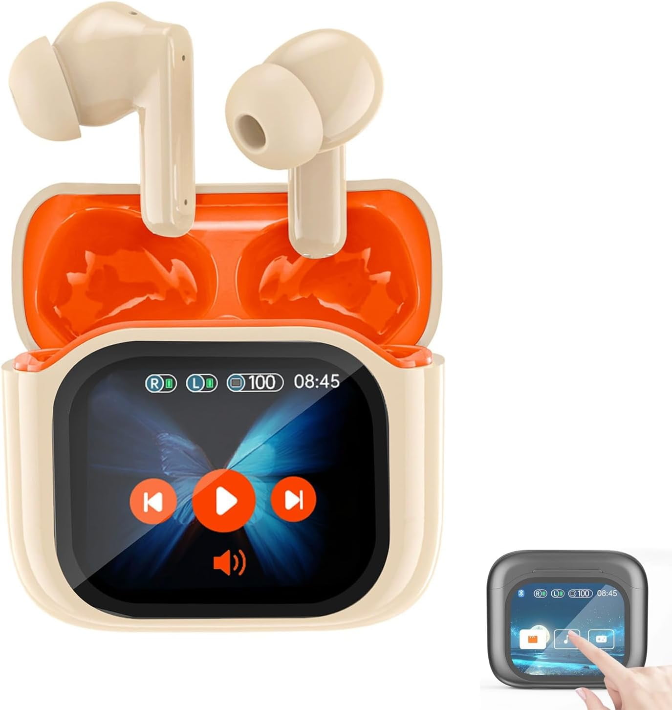 Wireless Bluetooth Translation Earphone with LED Display Screen, Ai ...