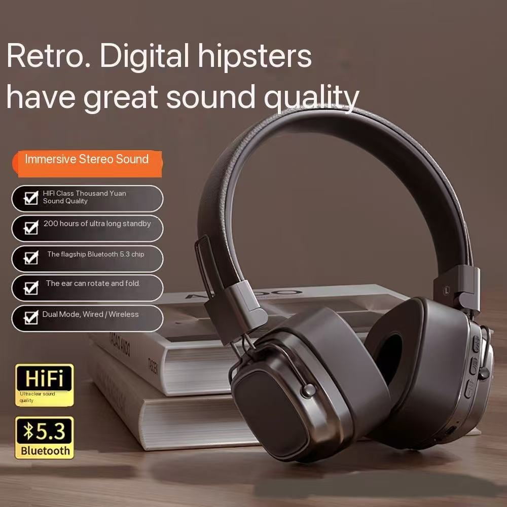Wireless Bluetooth headsets Gaming Sports Retro Headsets High Sound ...