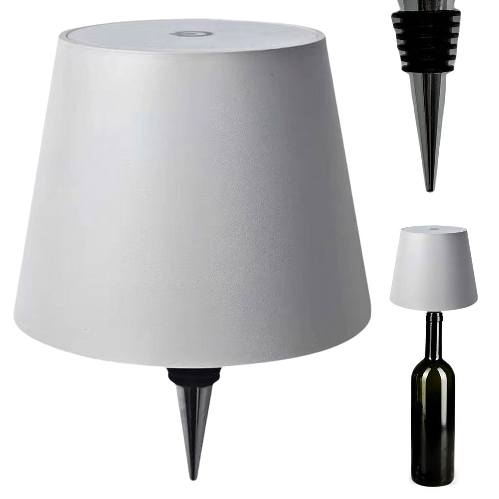 Wireless Bottle Lamp LED Wine Bottle Touch Control Stepless Dimming ...