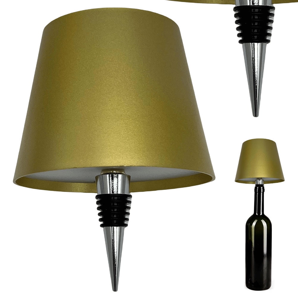 Wireless Bottle Lamp LED Wine Bottle Touch Control Stepless Dimming ...