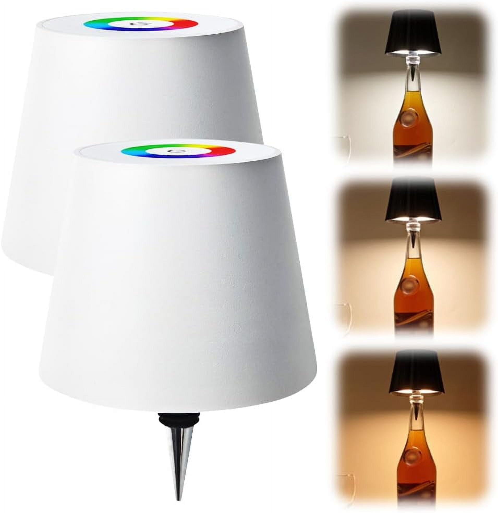 Wireless Bottle Lamp, Rechargeable Bottle Lights Wine Bottle Lamp Kit ...