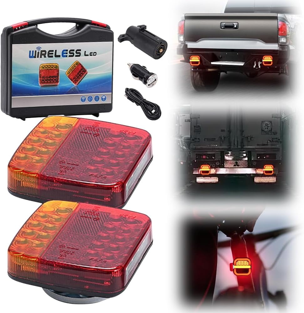 Wireless Brake Lights for Trailer, 2025 New Leadoutline Hubtique ...