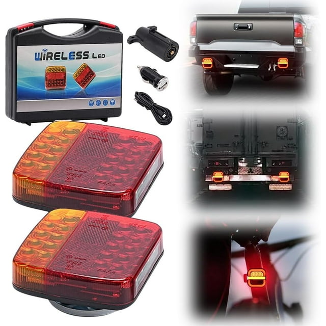 Wireless Brake Lights for Trailer, 2025 Wireless Trailers Lights for ...