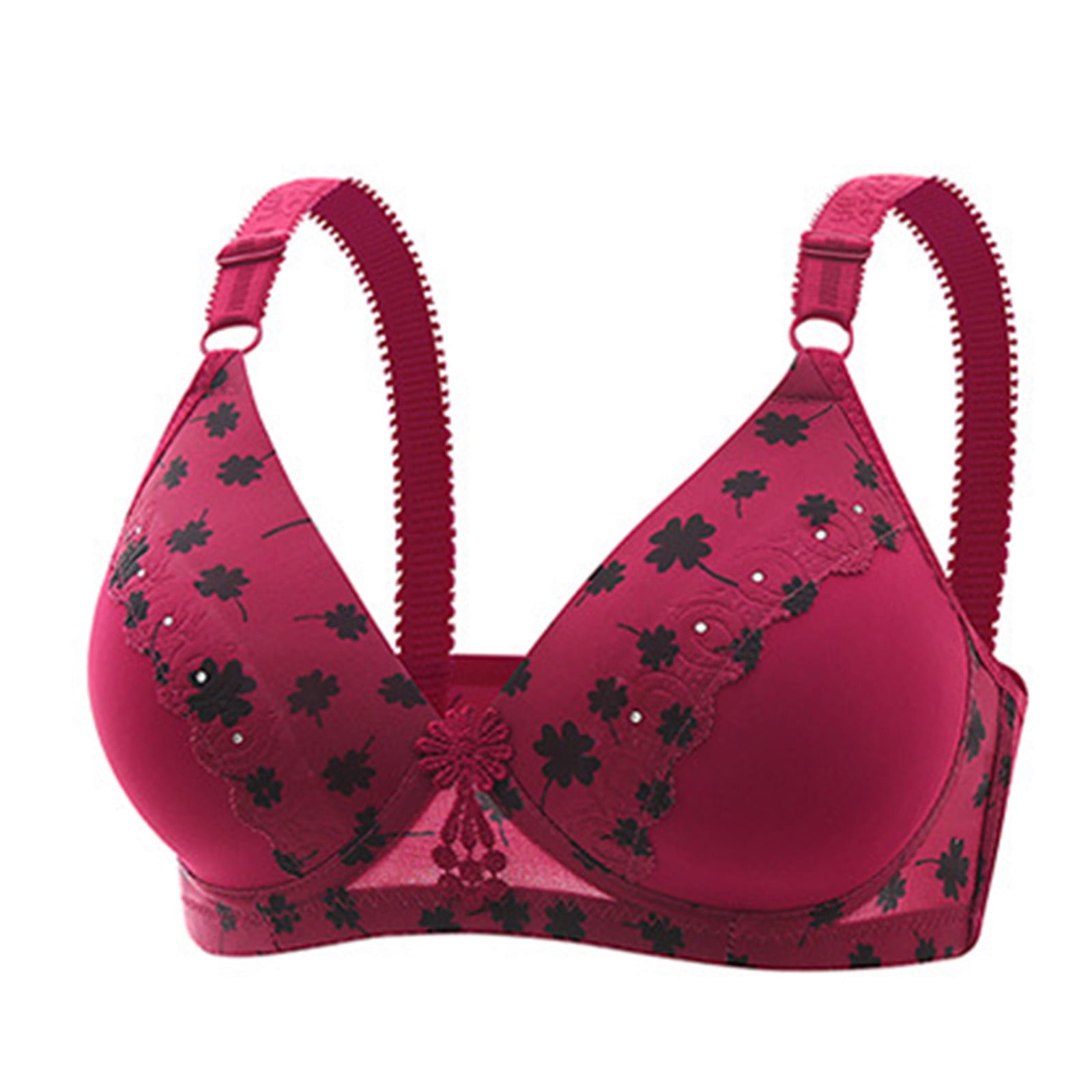 Wireless Bras Plus Size, Xunlbb Women's Non-steel Lace Stitching ...