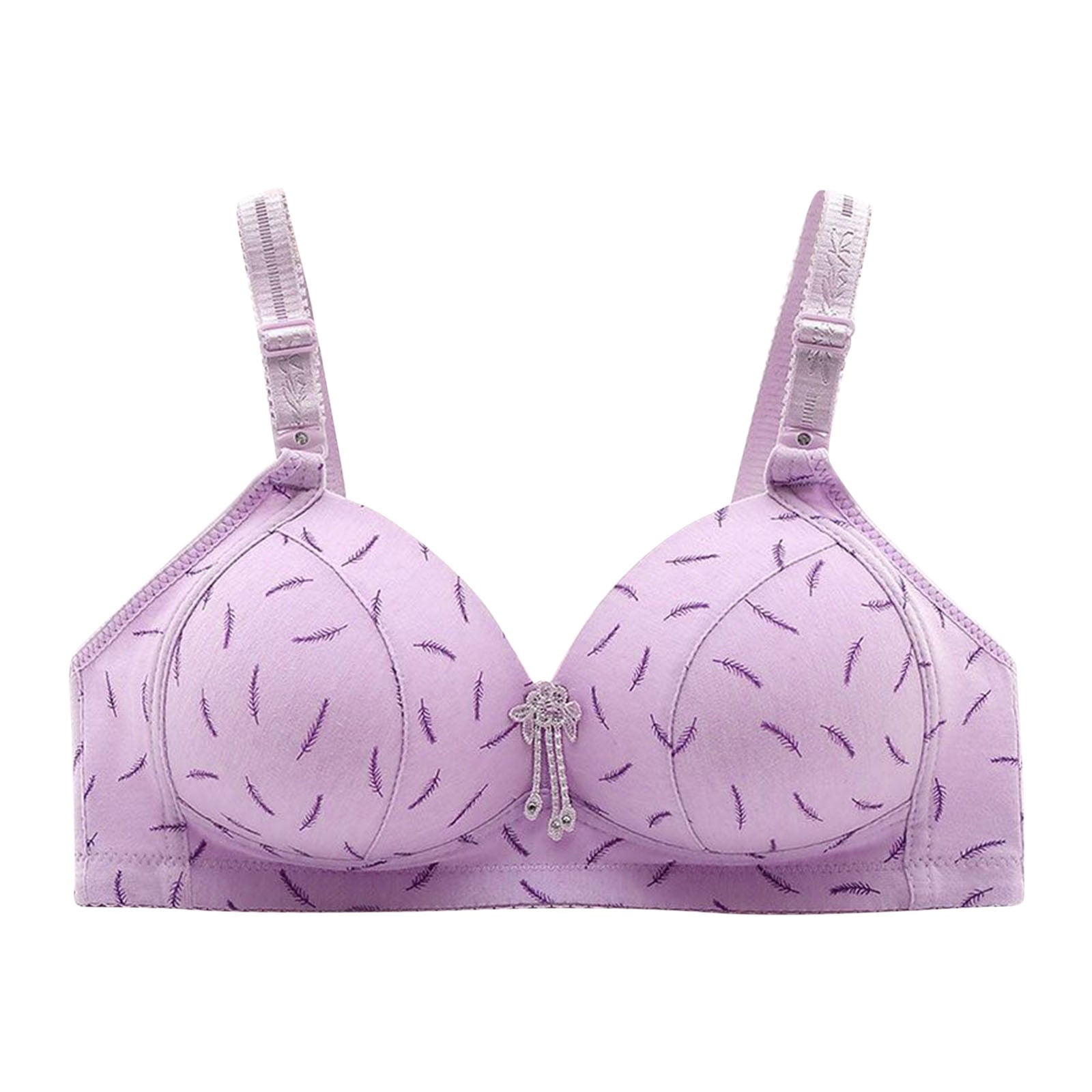 UPPADA Wireless Bras with Support And Lift Front Button Closure Bra for ...