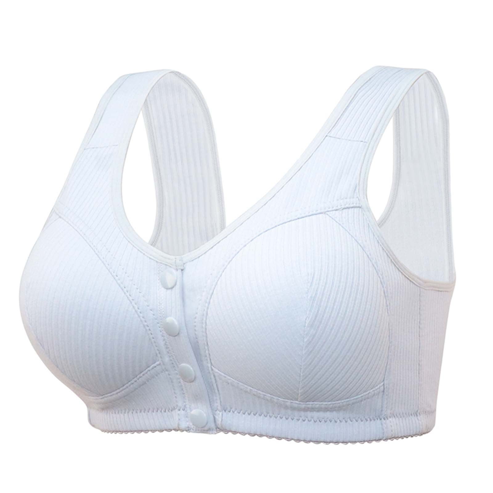 UPPADA Wireless Bras with Support And Lift Front Snap Everyday Bras for ...