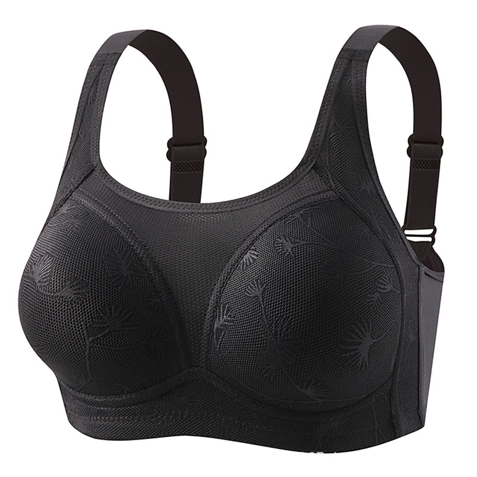 Wireless Bras for Women Back Buckle Thin Style Ventilate Large Size Bra ...