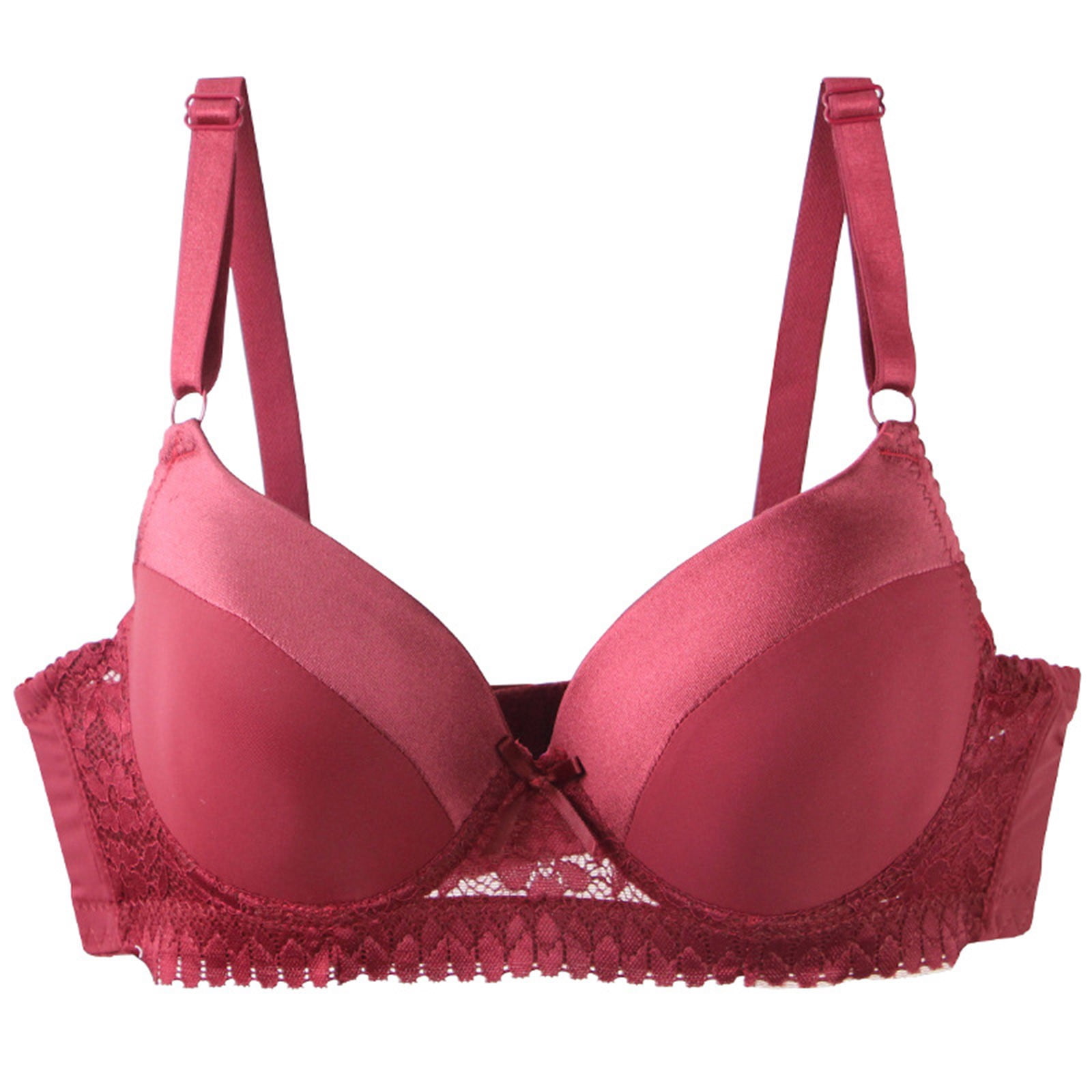 Wireless Bras with Support and Lift New Woman's Printing Gathered ...