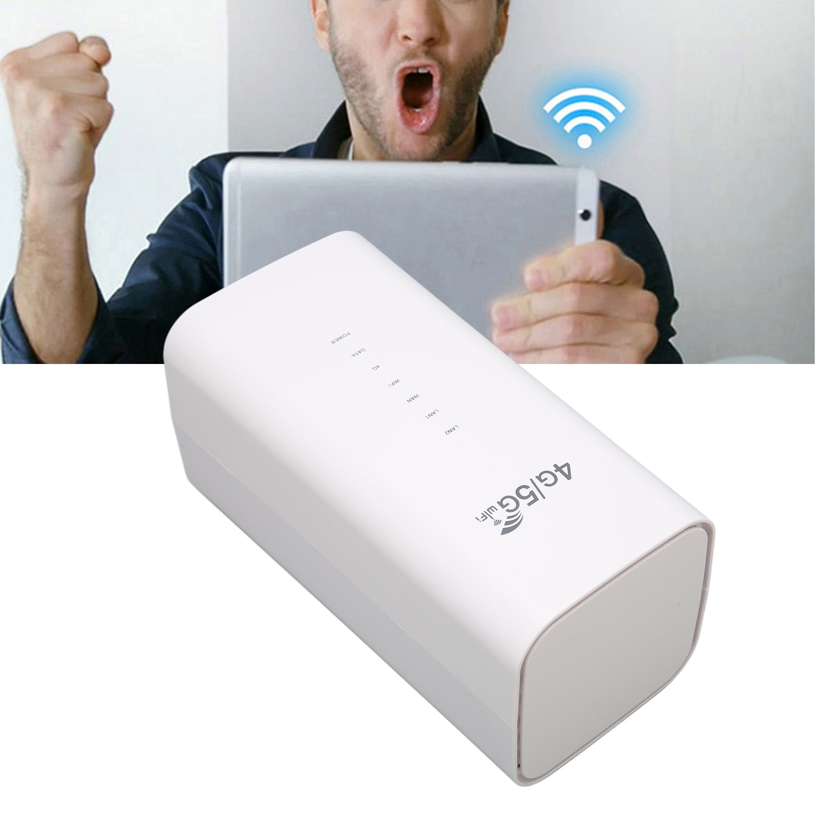 Wireless CPE Router W/ 4 Antennas, Stable 4G LTE Connection, Includes ...