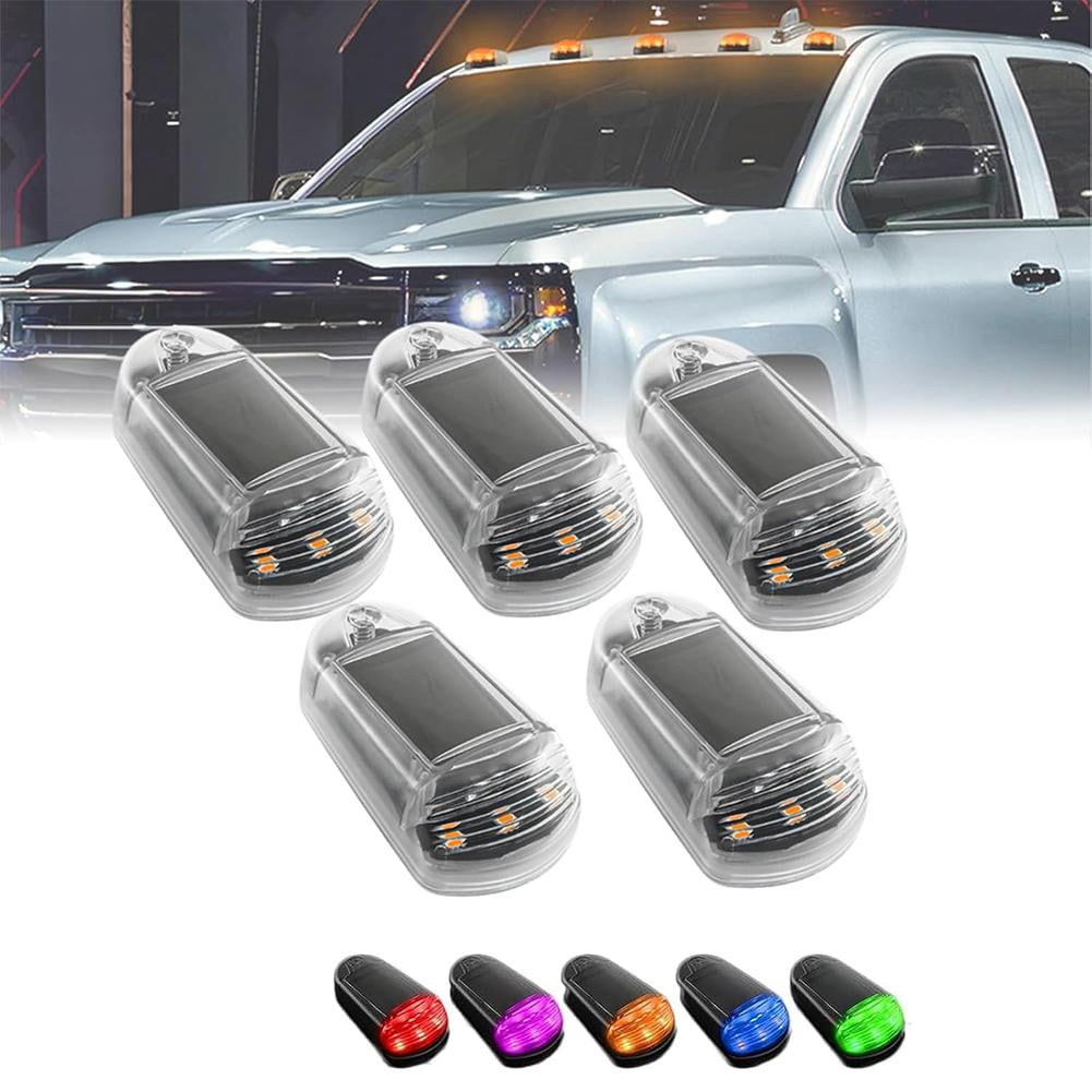 Wireless Cab Lights for Truck, 2024 New Solar Cab Lights, Punch-Free ...