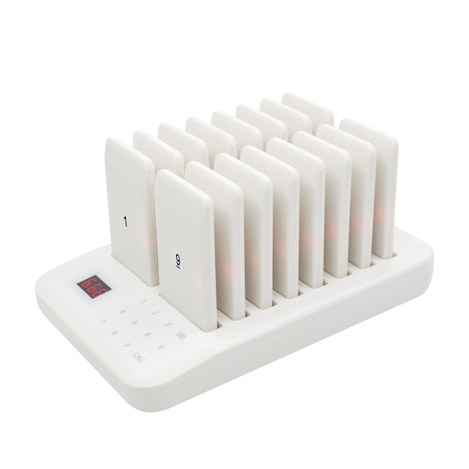 Wireless Calling System Buzzer Restaurant Bar 16 Par Receiver 1 Keypad ...