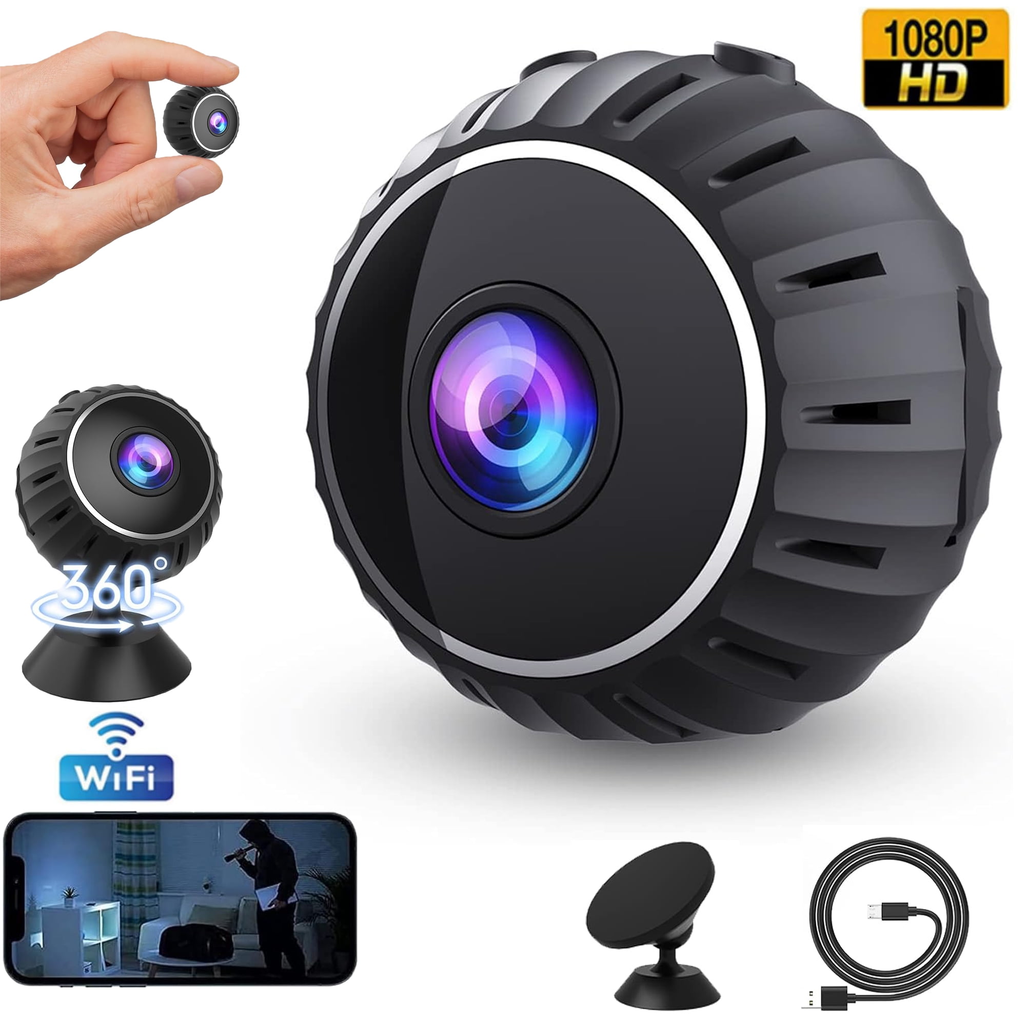 Wireless Camera 360 Degree Rotation Bracket X10 Motion Detecting ...