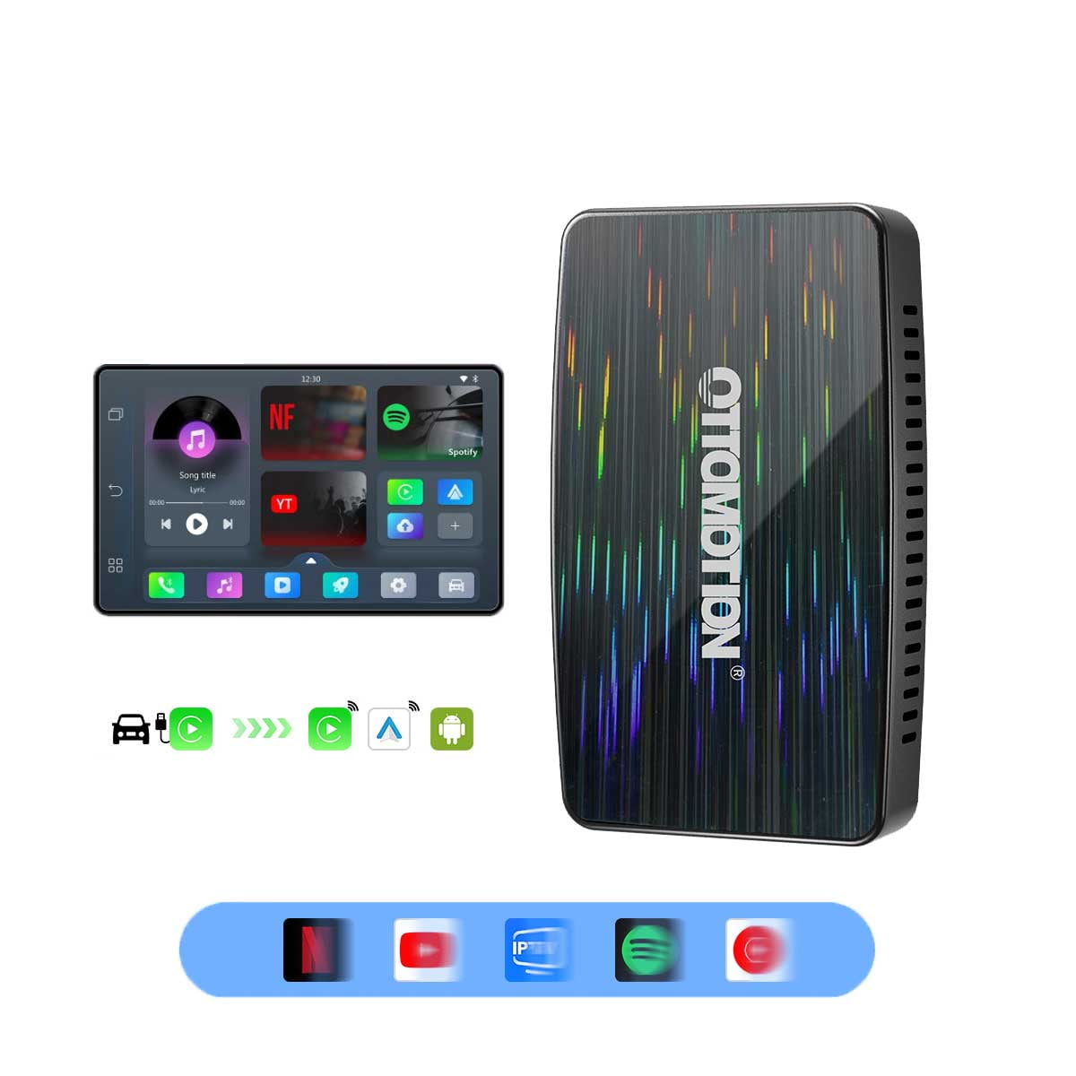 Wireless Car Adapter for Original Wired CarPlay Upgrade to Wireless ...