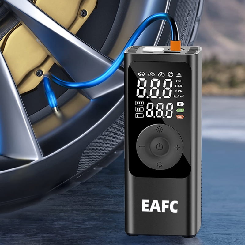 Wireless Car Air Compressor Portable Electric Car Air Pump Handheld ...