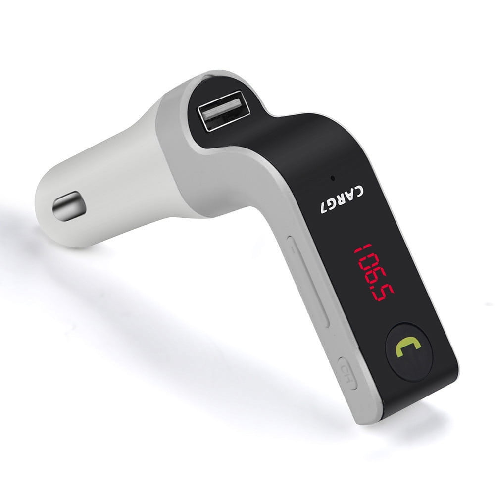 Wireless Car FM with USB Charger MP3 Player Audio Adapter Kit for In ...