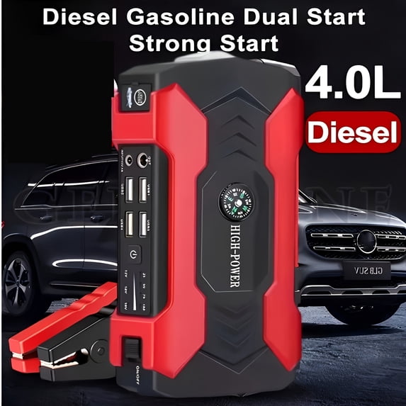 Wireless Car Jump Starter, Battery Jump Starter Portable Peak, Portable ...