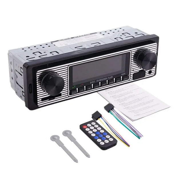 Wireless Car Radio Bluetooth Retro MP3 Multimedia Player USB / SD / MMC ...