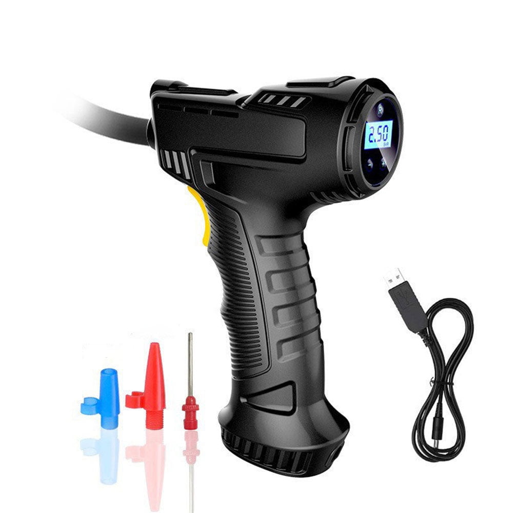 Wireless Car Tire Pump with Digital LED Light DC 12V, Tire Inflator Air ...