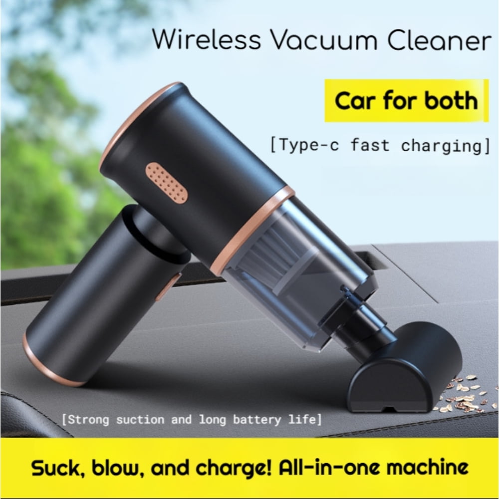 Wireless Car Vacuum Cleaner Strong Suction Dual Blowing Lightweight ...