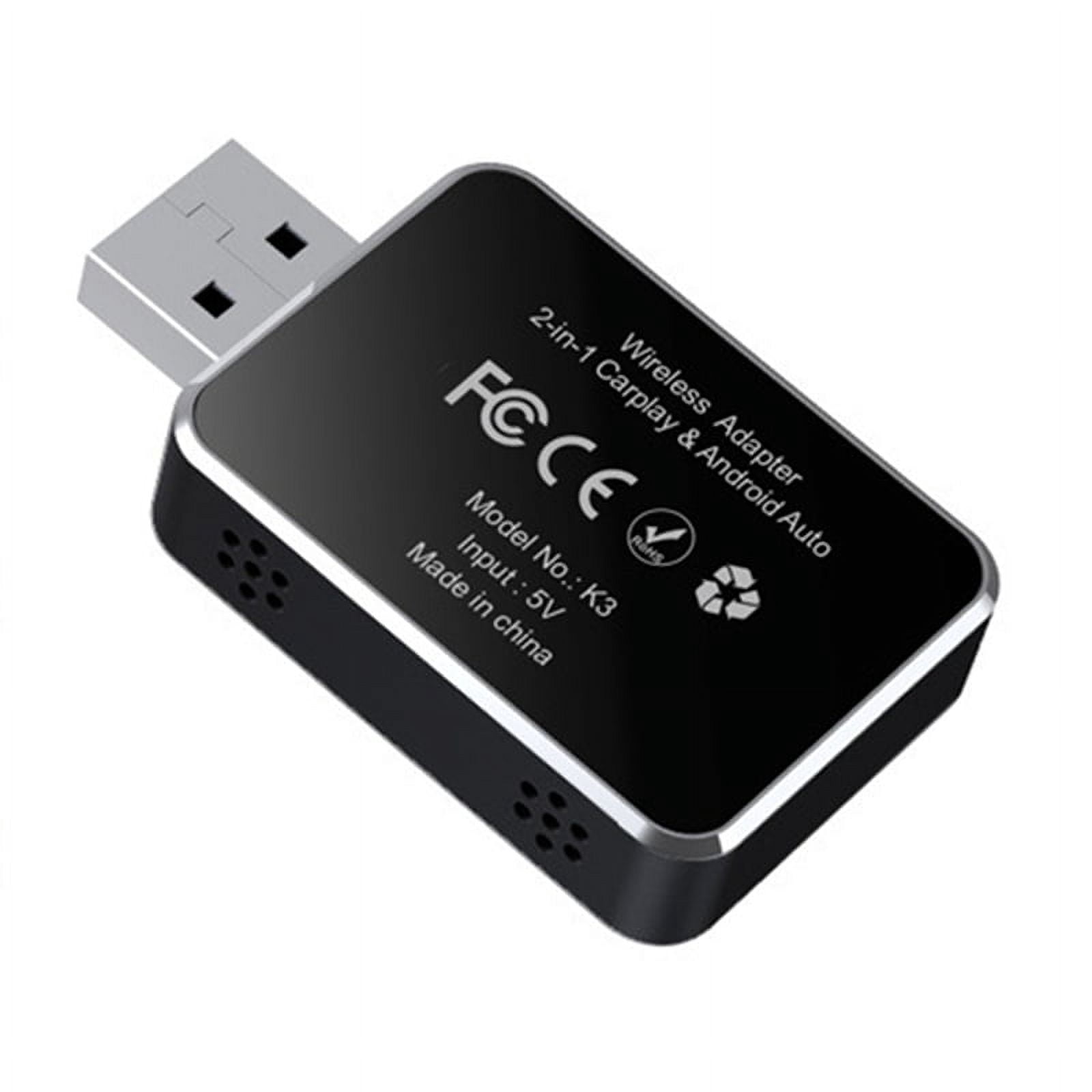 Wireless CarPlay Adapter 2 in 1 Converts Wired to Wireless Upgrade Plug ...