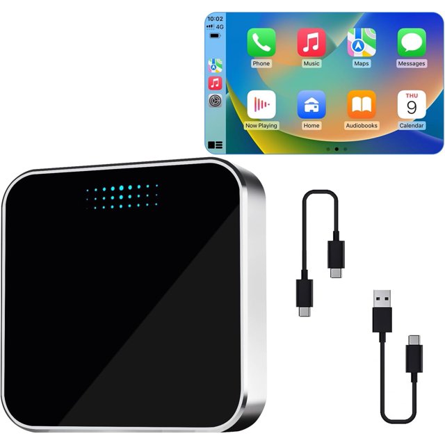 Wireless CarPlay Adapter for Apple PIGADA- Stable Fast Connection for Convert Factory Wired to ...