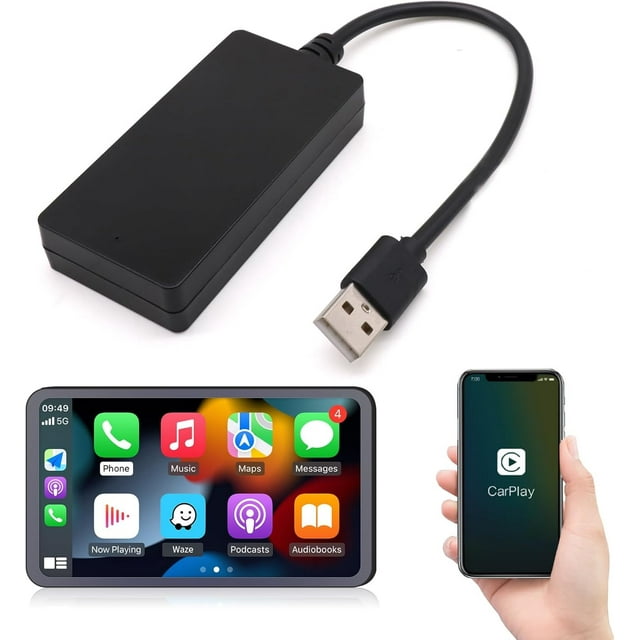 Wireless CarPlay Adapter with CarPlay/Android Auto Plug and Play for ...