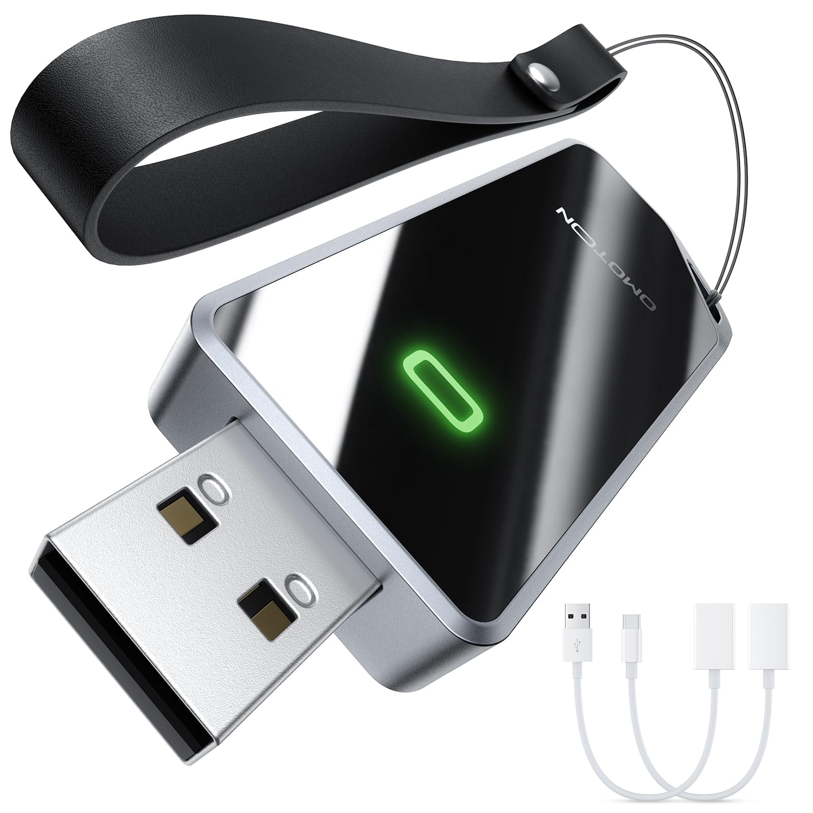 Wireless CarPlay Adapter Mini Edition, Converts Factory Wired to Wireless CarPlay Dongle Plug ...