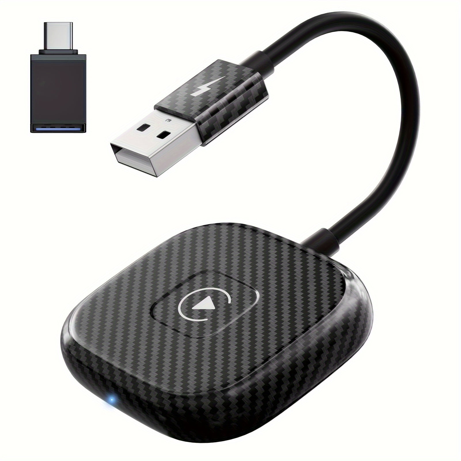 Wireless CarPlay Adapter for iPhone, Plug & Play USB Dongle, Auto ...