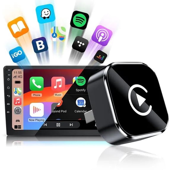 Wireless CarPlay & Android Auto Adapter for iPhone/Android, 2026 ...