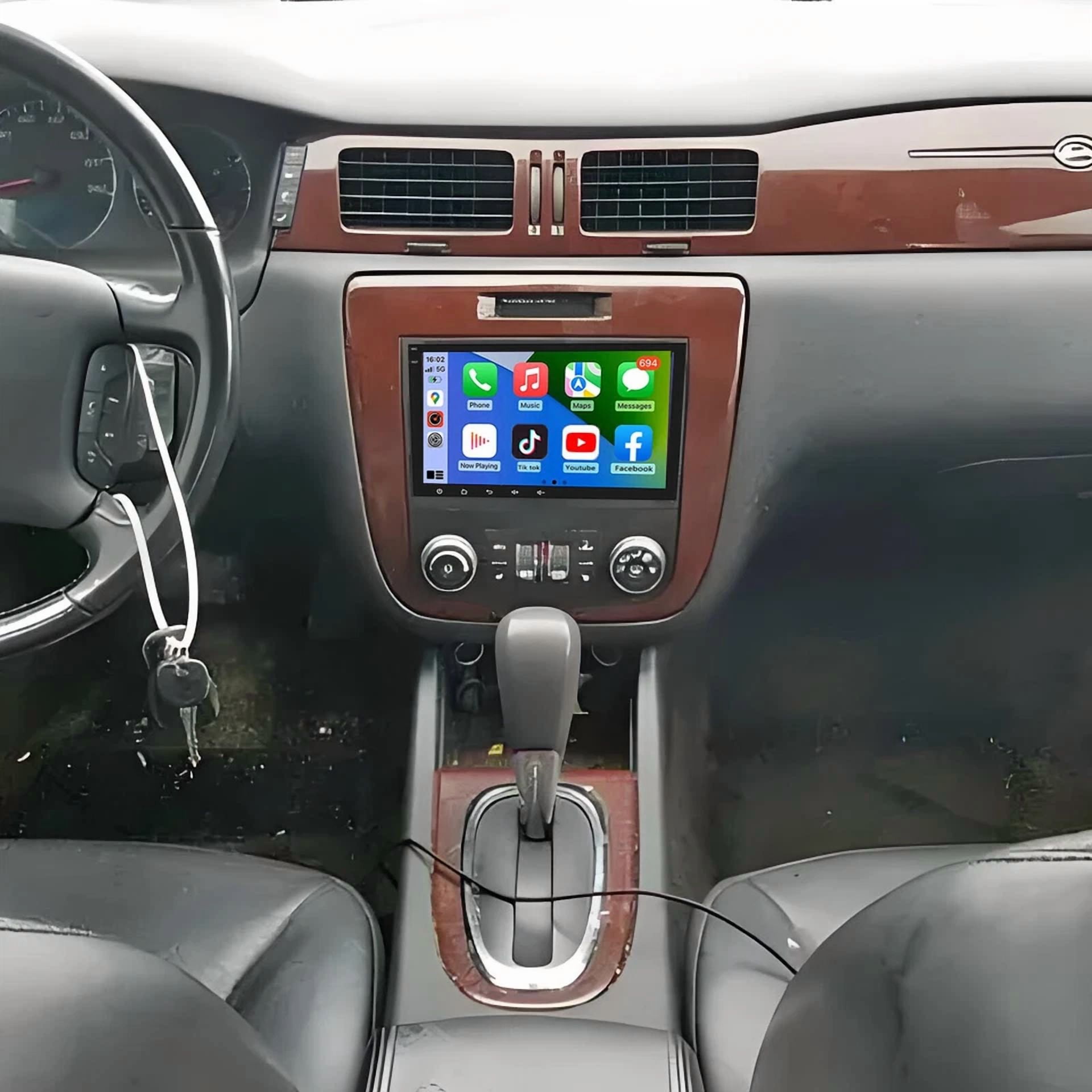 Wireless CarPlay Android Auto Car Stereo For Chevrolet Impala 2006-2013 ...