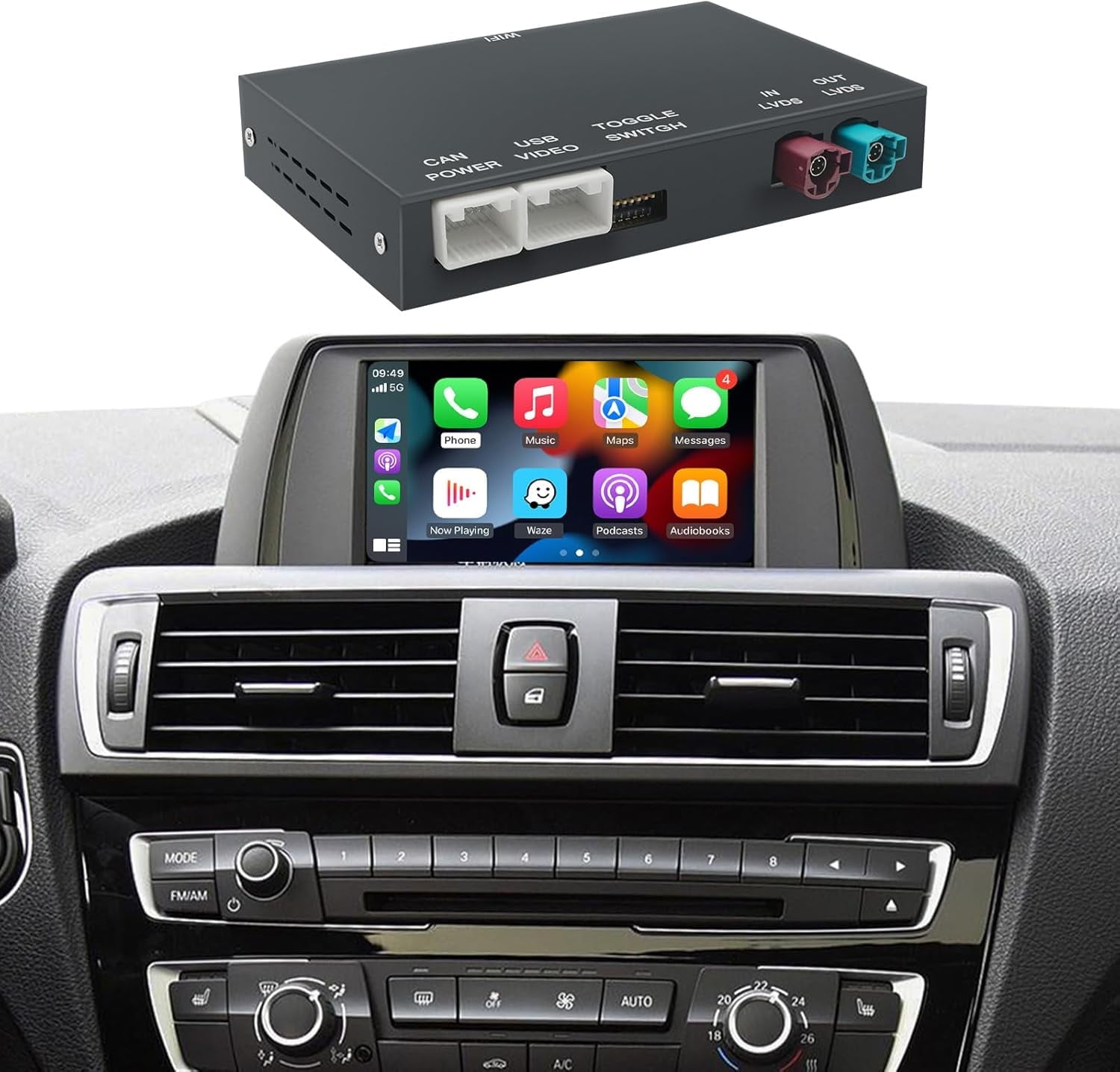 Wireless CarPlay/Android Car Modification Module for BMW NBT System 3/4 ...